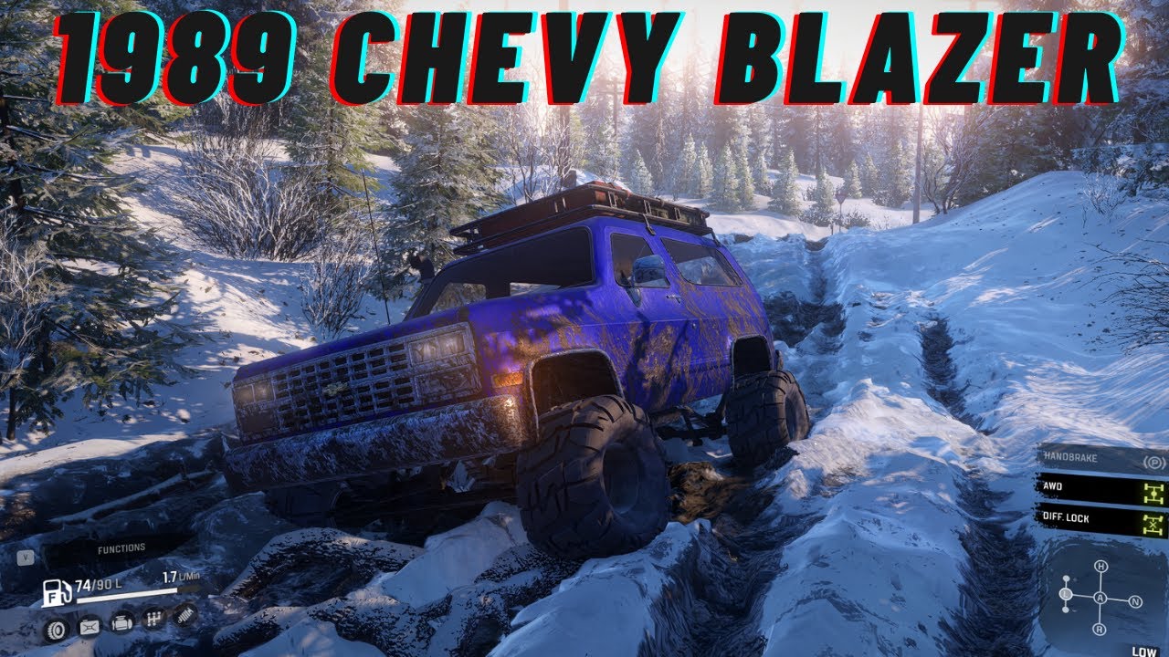 SnowRunner Mod Review | THIS 89 CHEVY BLAZER IS YOUR NEW FAVORITE SCOUT ...
