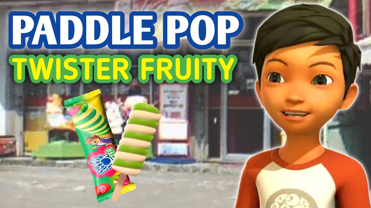 ADIT SOPO JARWO MAKAN ES KRIM PADDLE POP TWISTER FRUITY - YouTube
