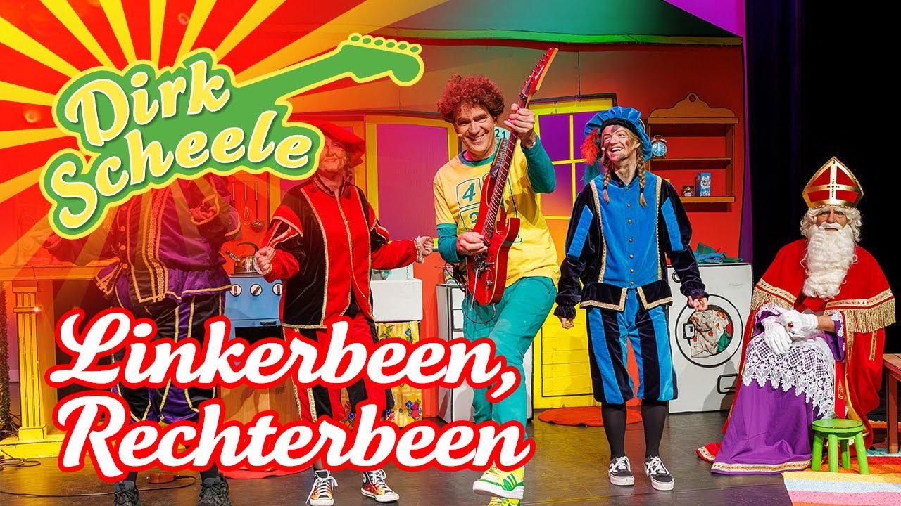 Dirk Scheele - Linkerbeen, rechterbeen | Sinterklaasliedje 🎁 | Zing mee ...