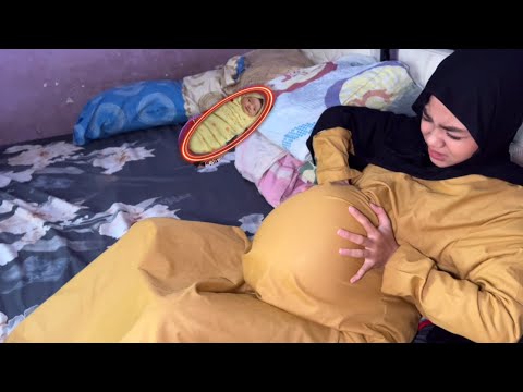 KAGET IBU HAMIL TIBA2  KONTRAKSI SAMPAI MELAHIRKAN SENDIRI SECARA NORMAL TANPA BIDAN