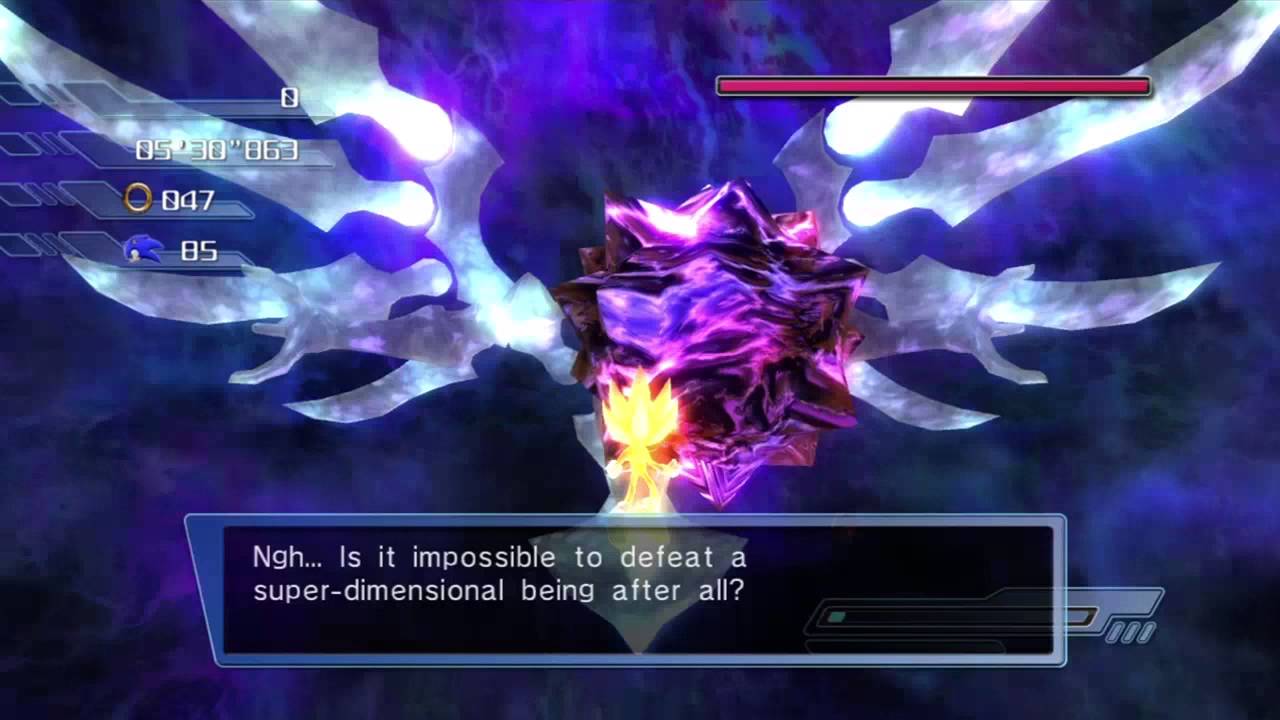 Sonic the Hedgehog 2006 - Final Boss & Cutscene - YouTube