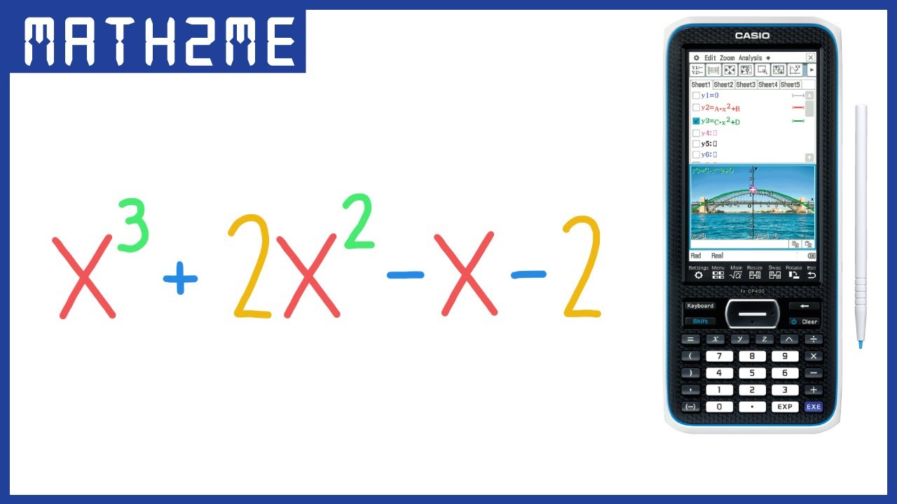 CÓMO FACTORIZAR en una GRAFICADORA | CASIO Classpad 2 - YouTube