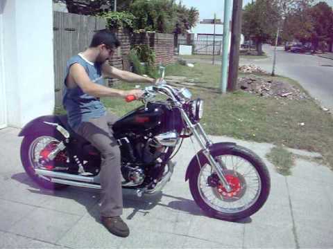 Yamaha Route66 Custom - LVCustom Choppers - YouTube