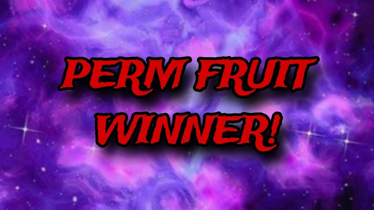 Perm Fruit Giveaway Winner! - YouTube