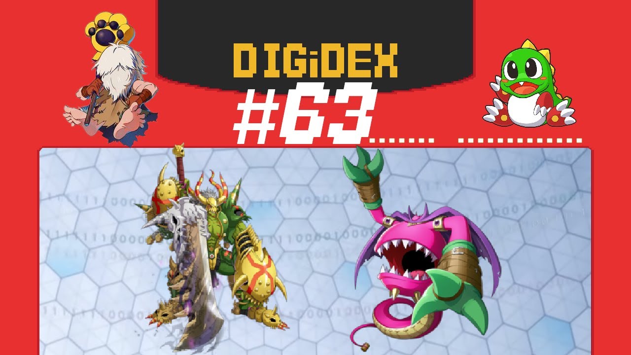 Digidex pokédex de digimon 63 ( Bacchusmon, Titamon y Ogremon ) - YouTube