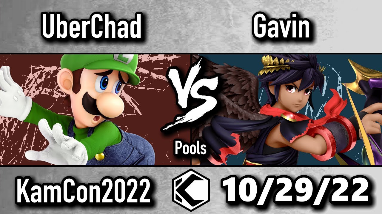 KamCon 2022 - UberChad (Luigi/Palu) vs. Gavin (Dark Pit/Ridley) - Pools ...
