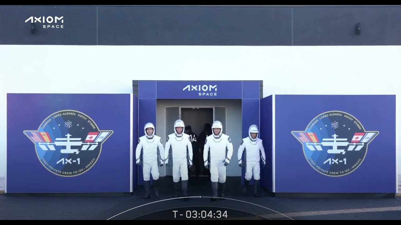 Axiom Mission 1 - The first all-private mission to the ISS - YouTube
