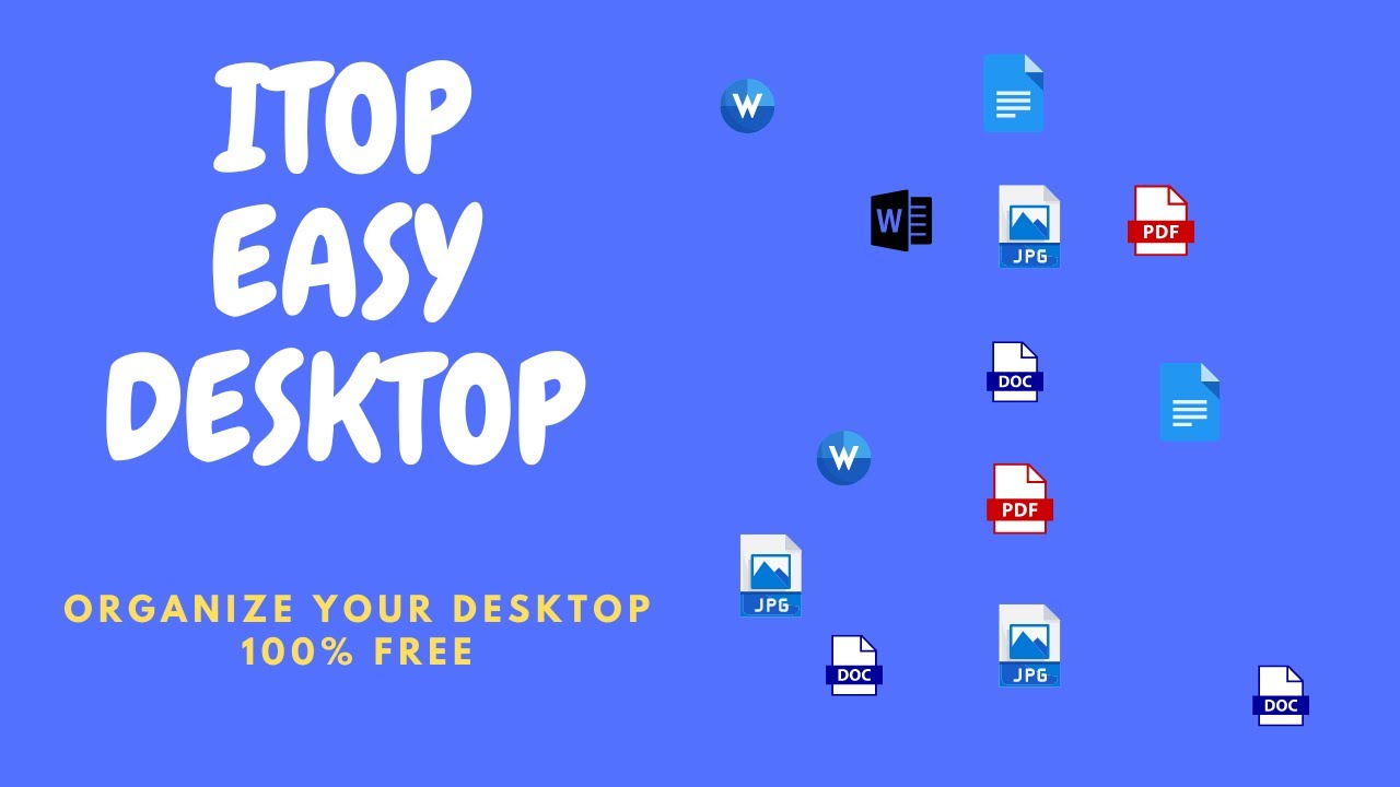Cleanup and Organize your messy Windows Desktop icons easily | iTop ...