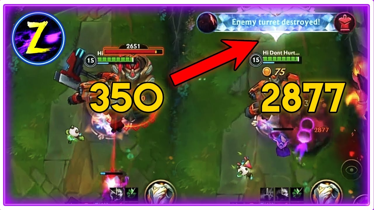 This Champ Can TWO SHOT Turrets! (INSANE TANK) - Wild Rift Challenger ...
