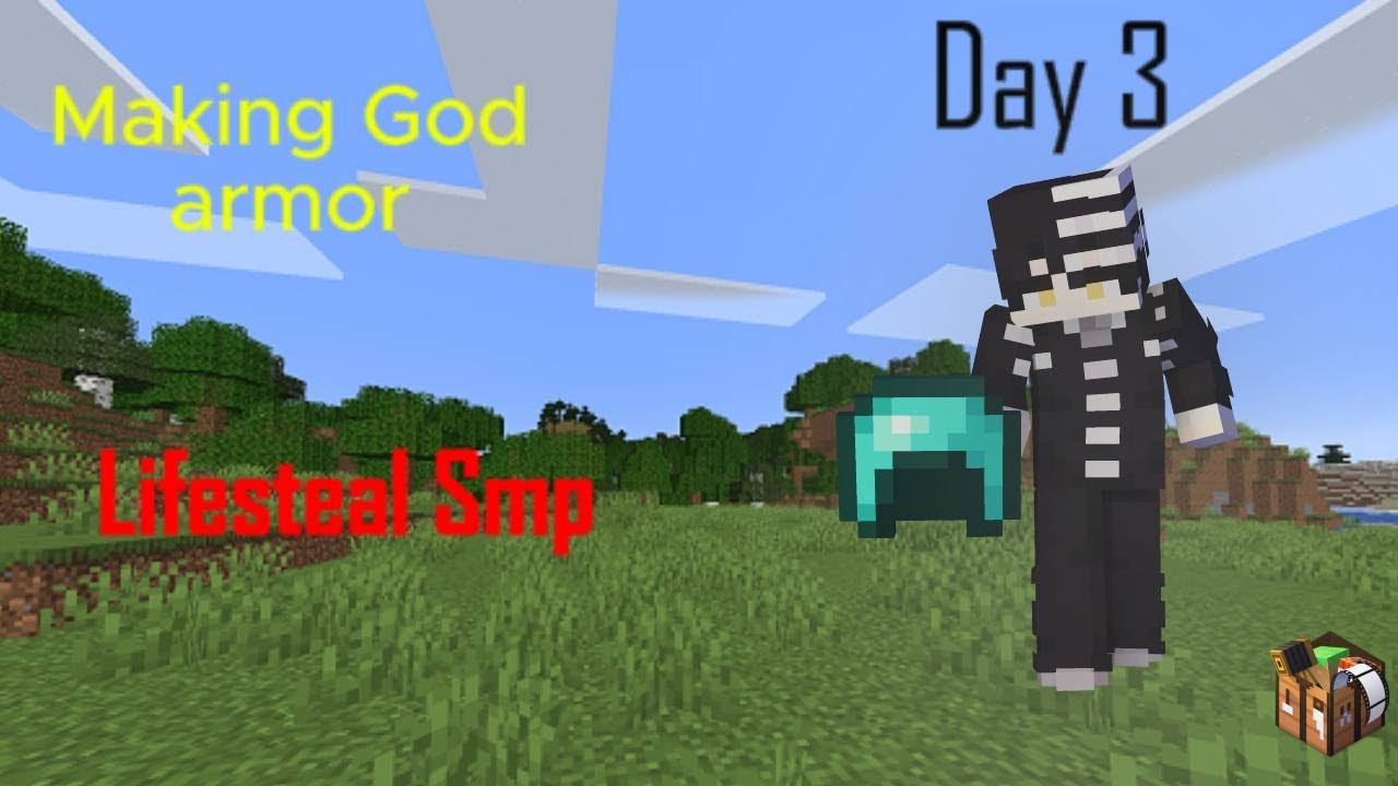 Sec day of DBS Smp S8 Java & Pe- Making GOD armor - Minecraft ...
