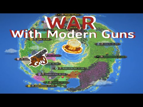 Free For All on a Whirlwind With Modern Guns | Worldbox Timelapse - YouTube