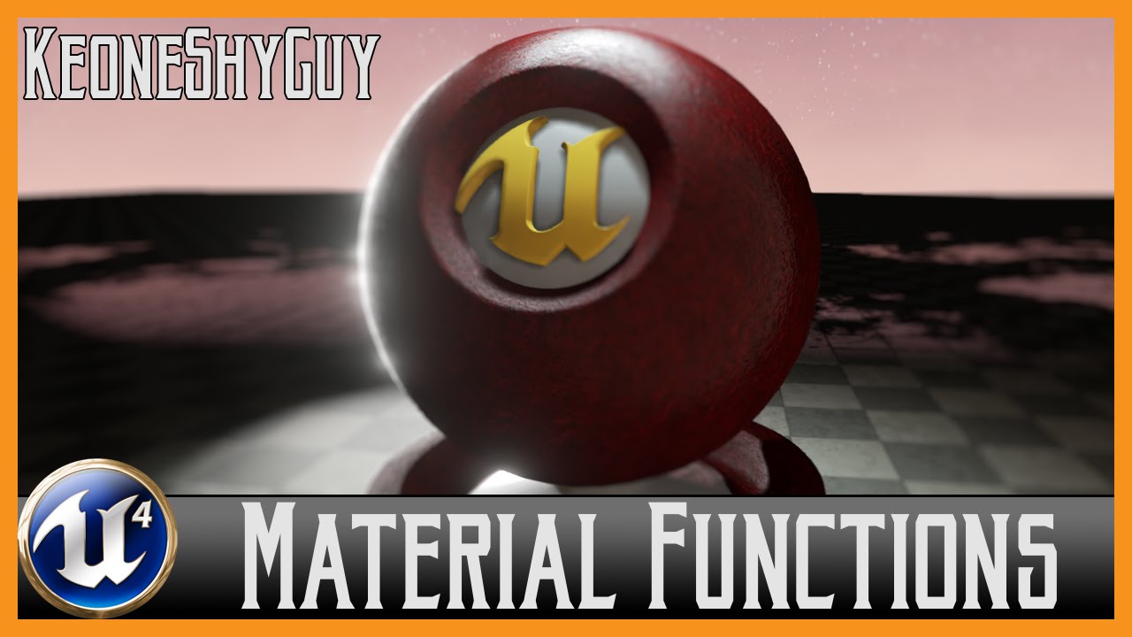 Material Functions Tutorial in Unreal Engine 4 - YouTube