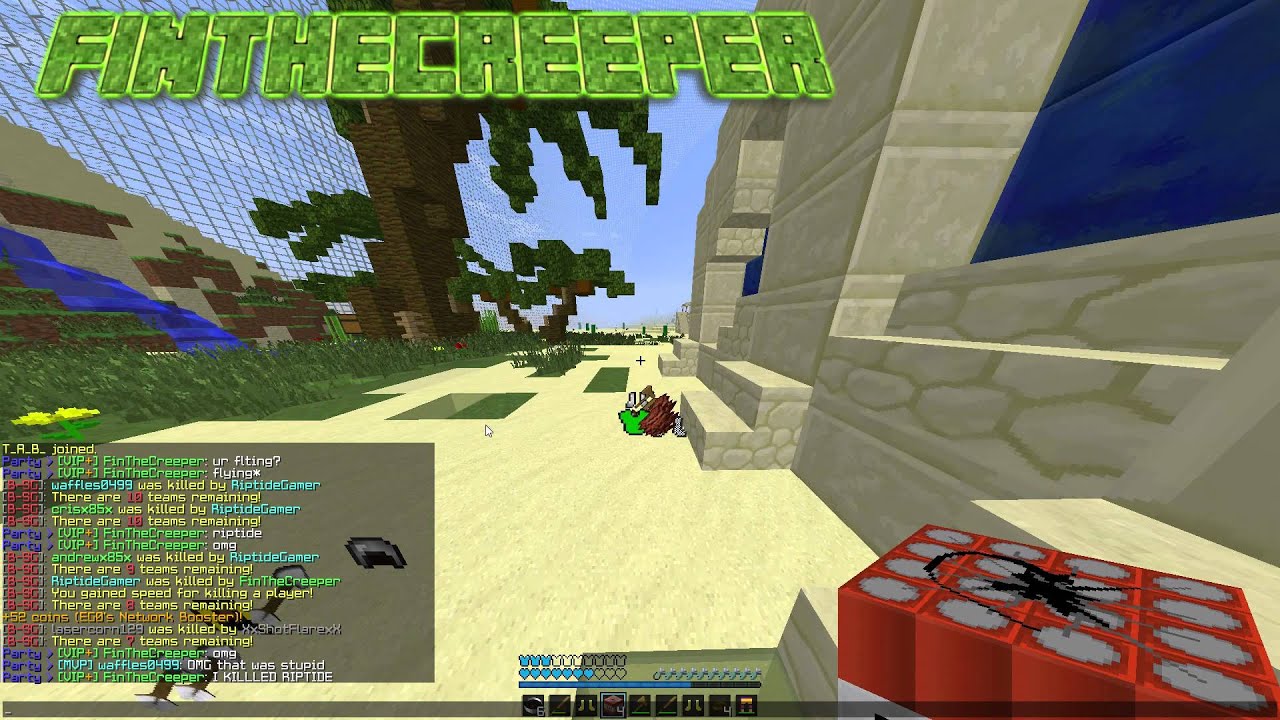 Minecraft Blitz Survival Games - I KILLED RIPTIDE!!!! - YouTube