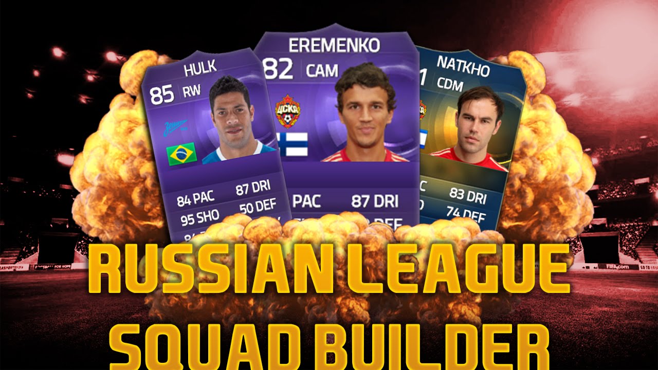 AMAZING RUSSIAN LEAGUE SQUAD BUILDER| FIFA 15 ULTI - YouTube