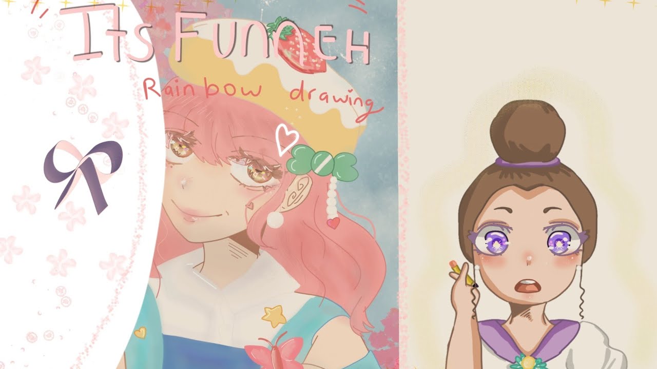 Itsfunneh Rainbow drawing⭐️ - YouTube