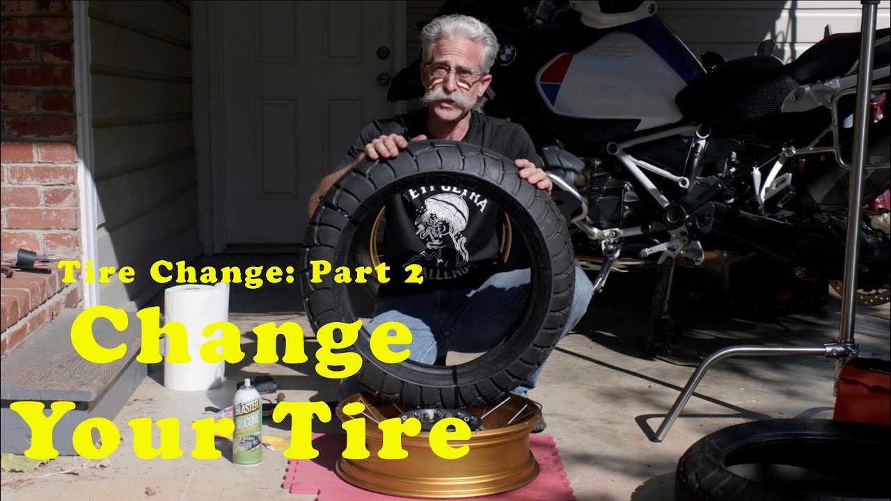 Change Your Motorcycle Tire the Easy Way - YouTube