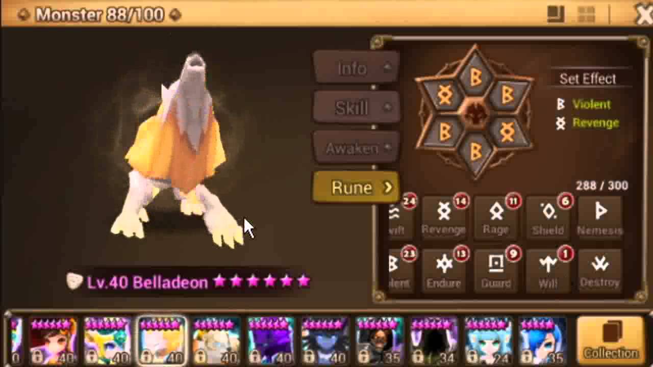 เกรียนรีวิว EP 7 Summoners War Review Belladeon - YouTube