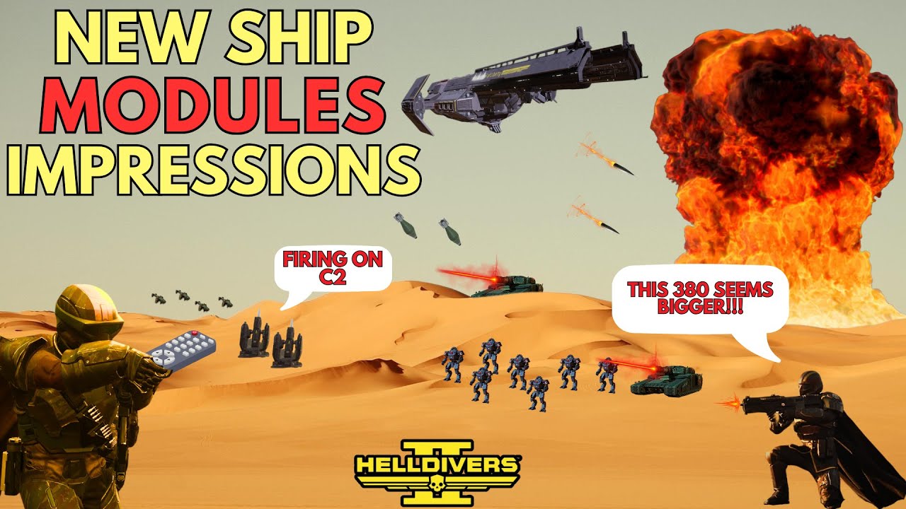 NEW SHIP MODULES WHICH SHOULD YOU GET FIRST?! | Helldivers 2 - YouTube
