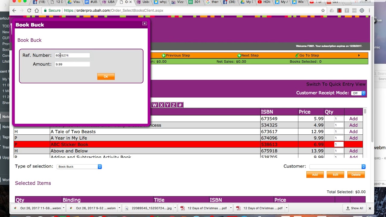 How to Redeem a Book Buck in Order Pro - YouTube