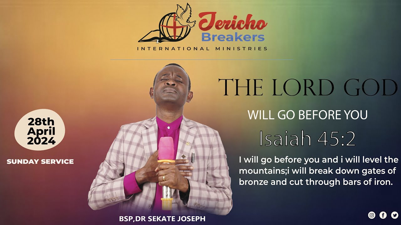 Jericho Breakers Church Sunday Second Service (28th/04/2024) - YouTube