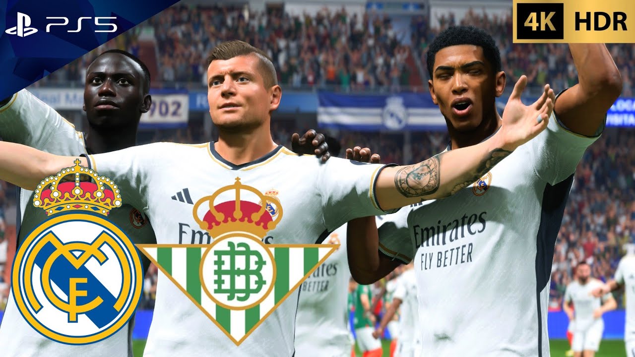 FC 24 - Real Madrid vs Real Betis - La Liga 23/24 Full Match | PS5 ...