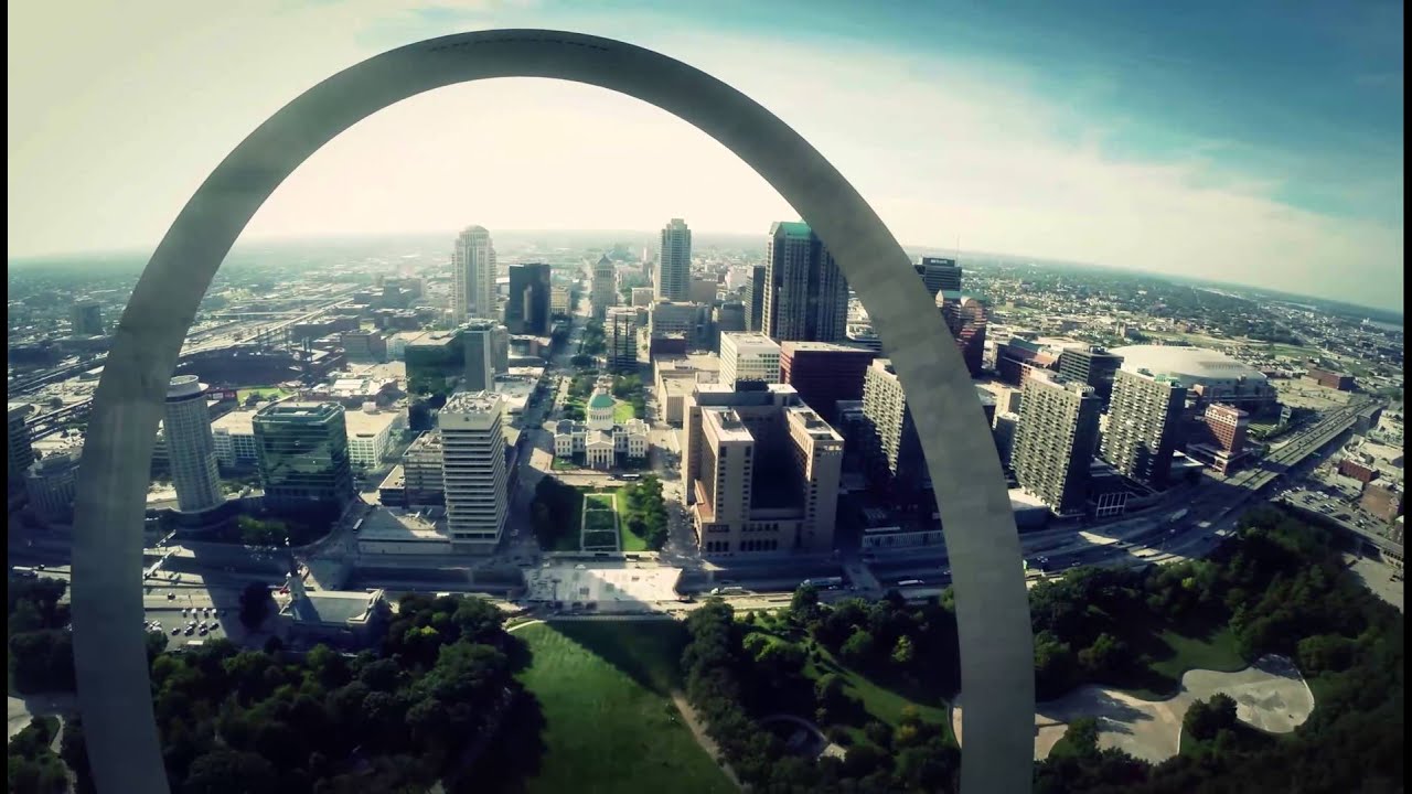 Gateway Arch from Above - YouTube