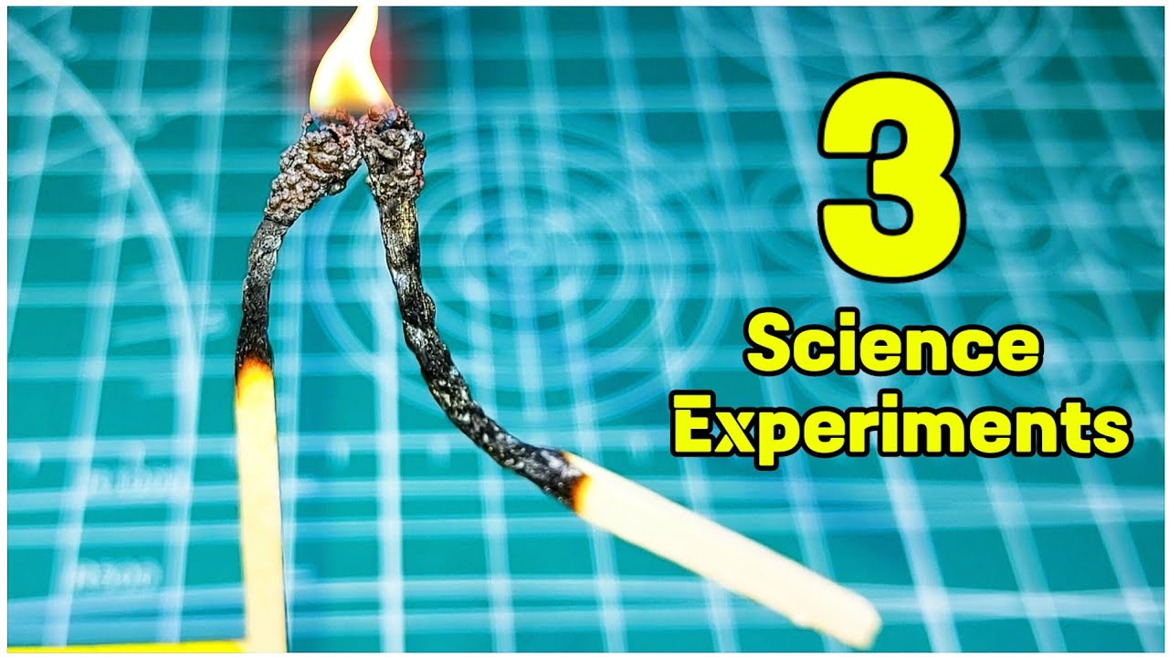 3 SCIENCE EXPERIMENTS | EASY SCIENCE EXPERIMENTS 💡 - YouTube