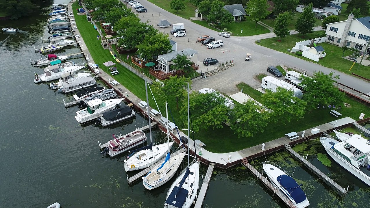 Mariners Cove Marina Arial Tour - YouTube