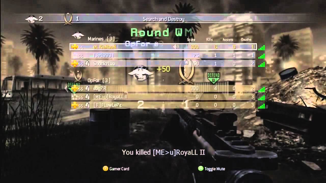 Original Gaming vs RoyaaL Gaming [Xbox Cod4] Full Map - YouTube
