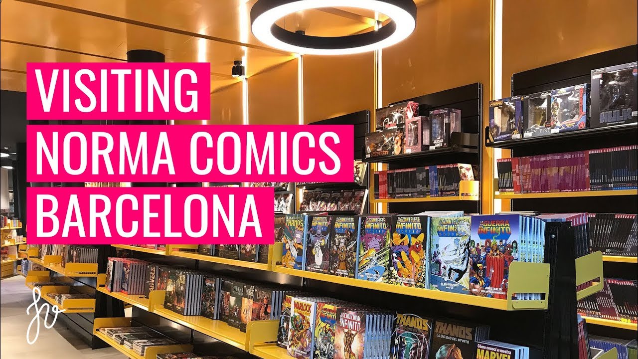 Visiting Norma comics – Barcelona - YouTube