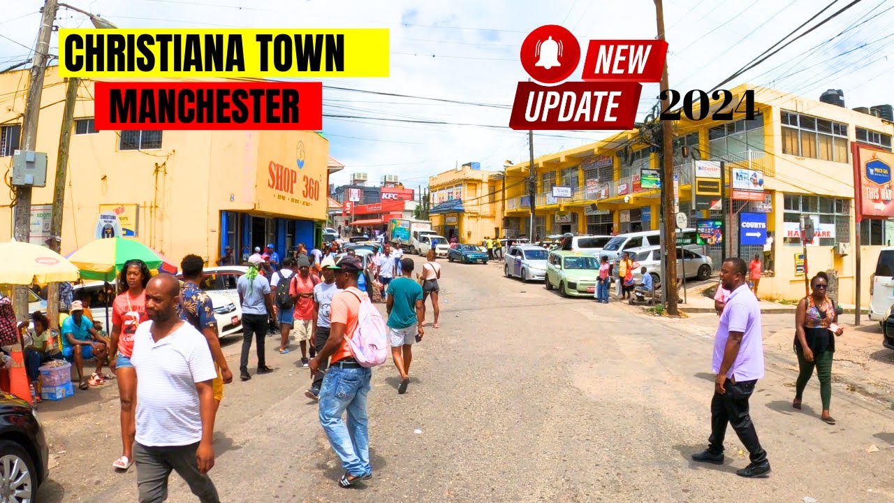 PARISH IN JAMAICA , MANCHESTER , CHRISTIANA TOWN TOUR . - YouTube
