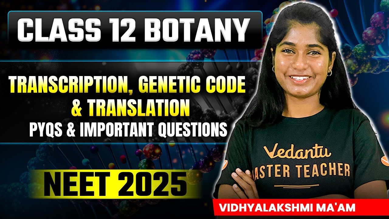 NEET Important PYQs - Molecular Basis of Inheritance | Botany NEET 2025 ...