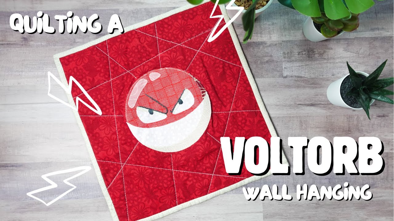 Pokemon Quilt Panel Block // Quilting ALL 151 (Voltorb) - YouTube
