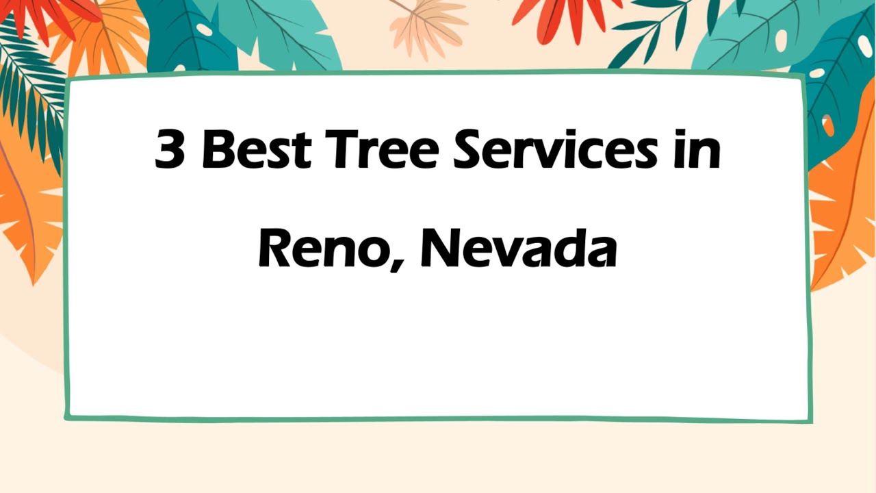 3 Best Tree Services in Reno, Nevada | Arborists - YouTube