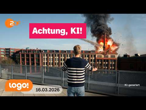 Reporter Johannes checkt: Wie erkennen KI-Forscher Fakes? | logo!-Nachrichten vom 16.3.26