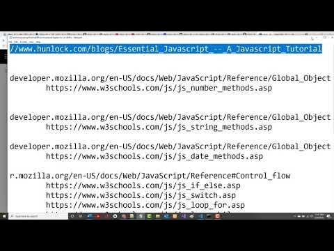 JavaScript - First Steps - Part07and08 - YouTube