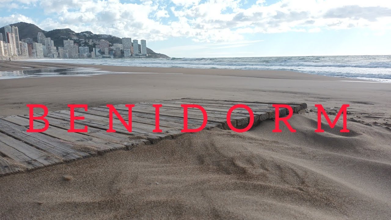 Benidorm Today [17-01-23] Levante Beach Costa Blanca - YouTube