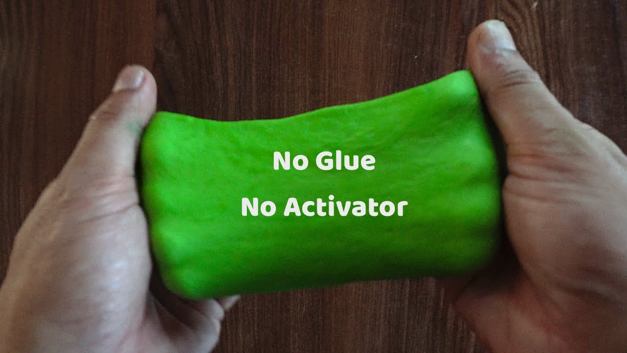 How To Make Slime Without Activator| No Glue No Borax Slime| Flour and ...