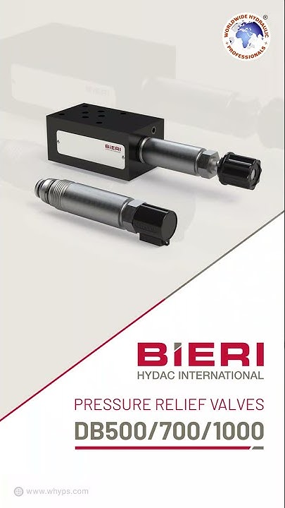 PRESSURE RELIEF VALVES DB500/700/1000 - YouTube