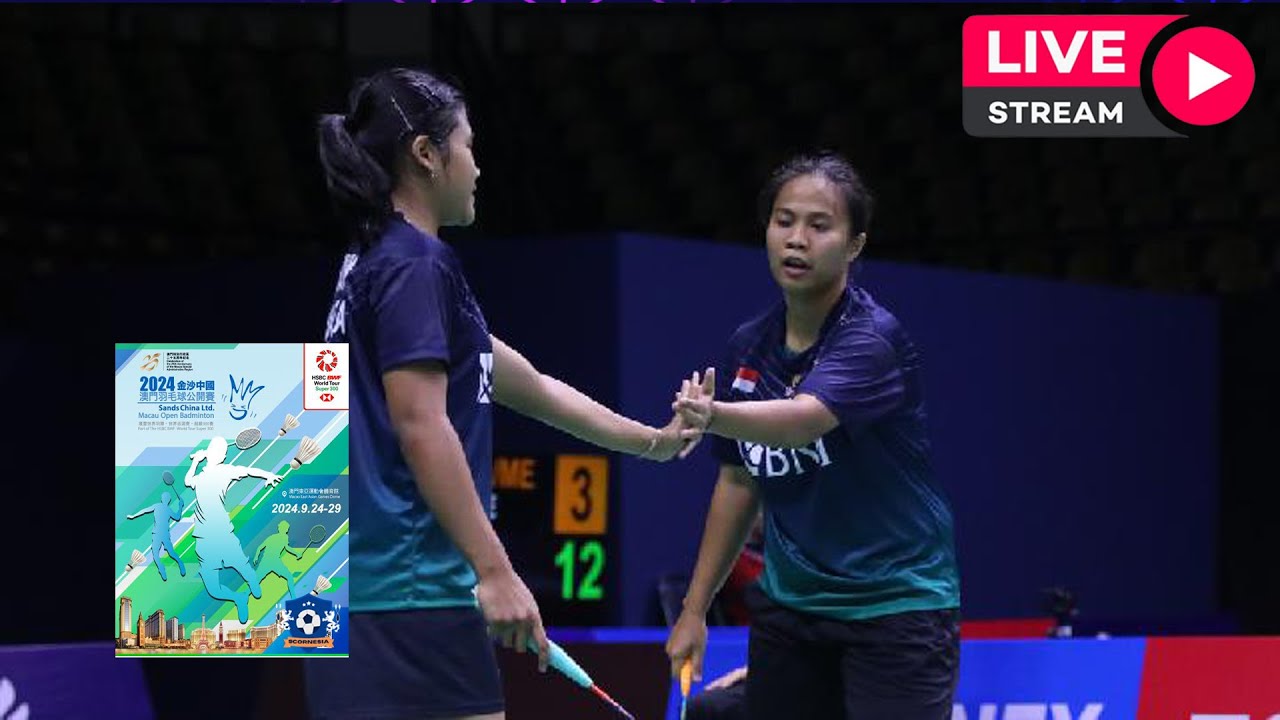 🔴LIVE - Jesita Putri Miantoro/Febi Setianingrum vs Chan/Yang - Macau ...