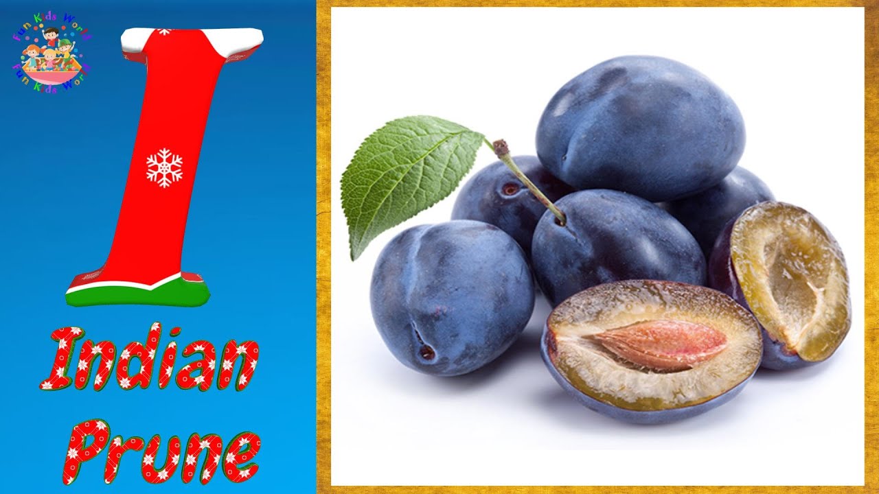 Learn Fruit Names Starting with Alphabet i - Fruit Names That Start ...