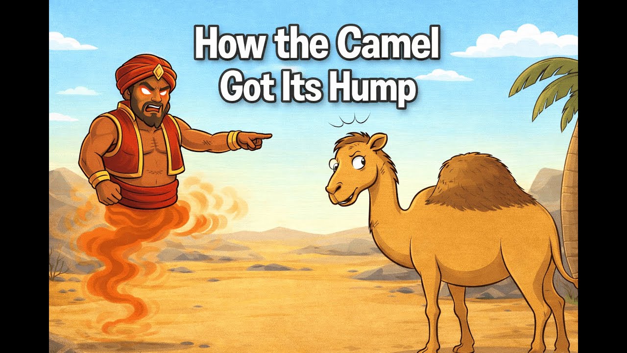 How the Camel Got His Hump | Fun English Story for Beginners - YouTube