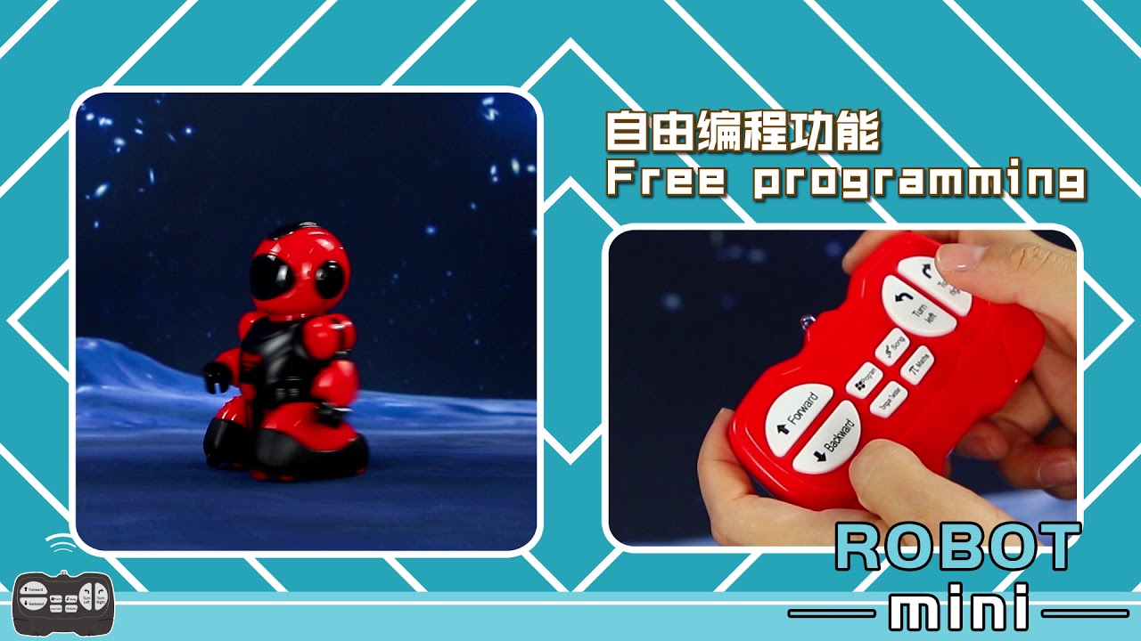 FUNNY BOX 208048 MINI ROBOT - YouTube