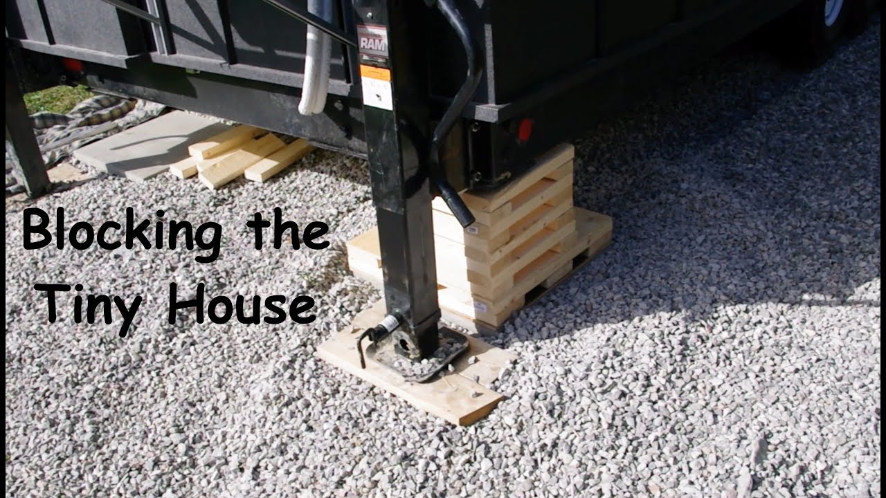 Blocking the Tiny House - YouTube