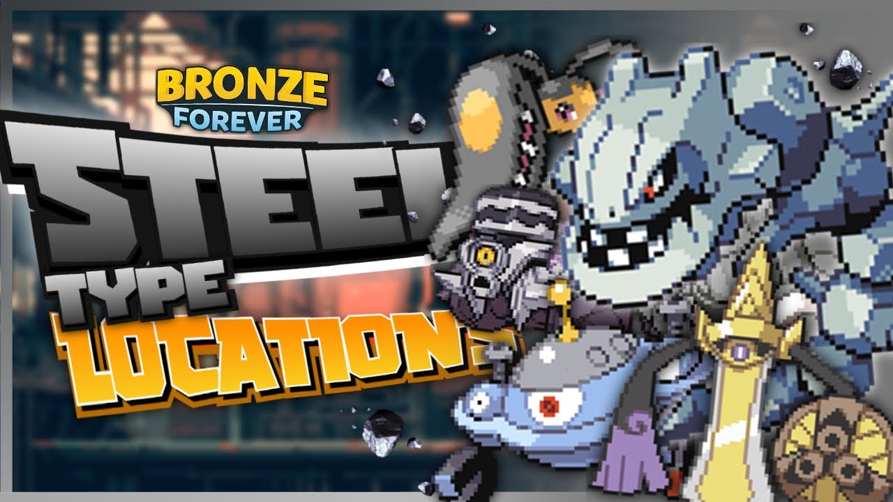 All Steel-Type Locations In PBF!! #1 | Pokémon Brick Bronze - YouTube