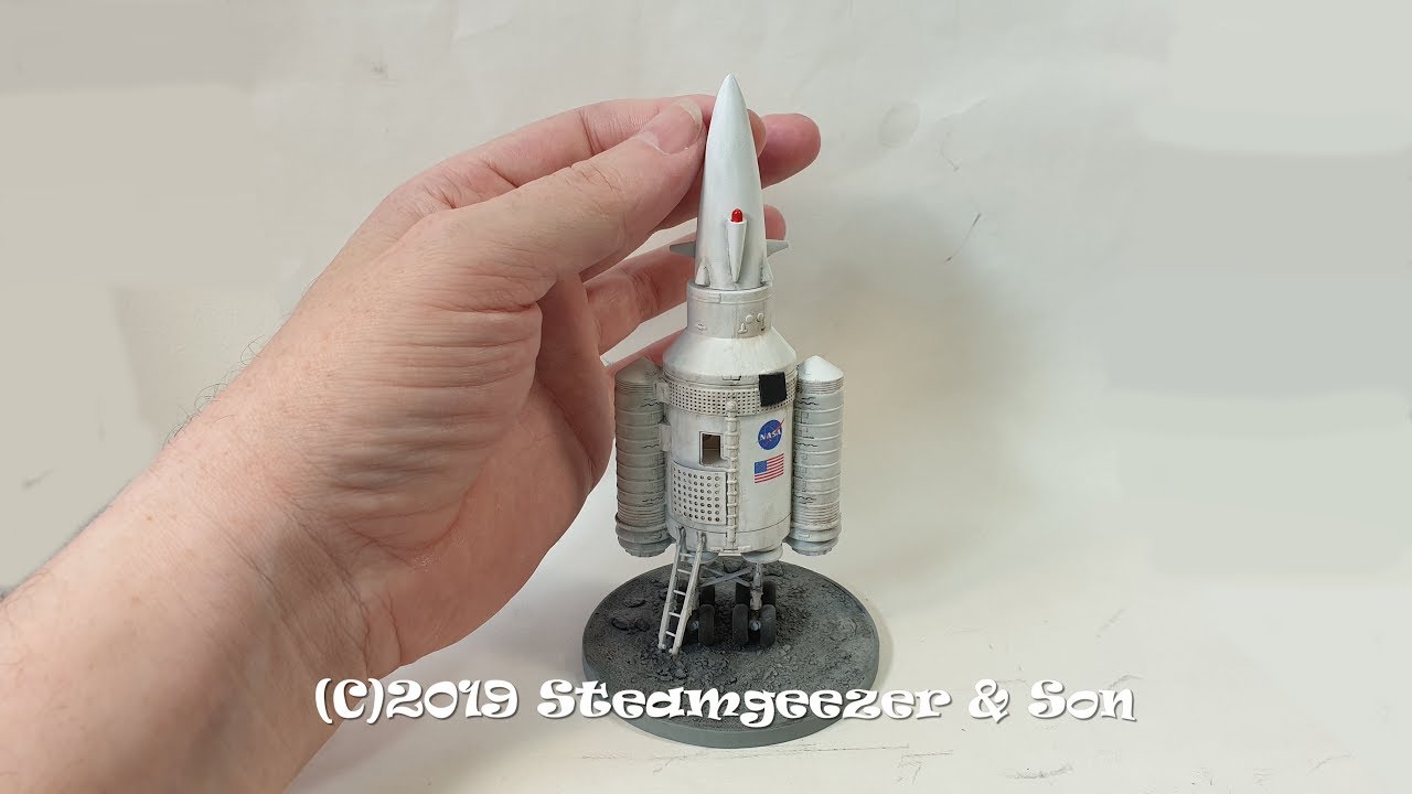 Kitbashing a lunar lander for the 50th anniversary of the moon landing ...