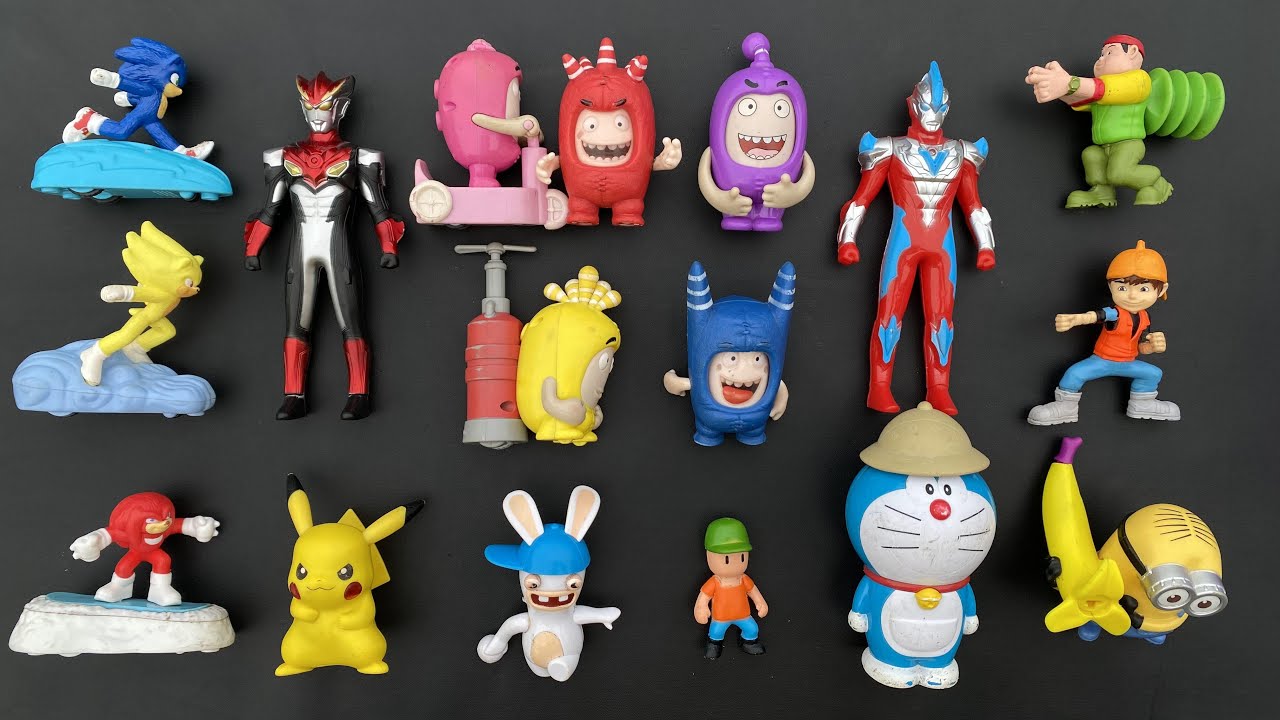 Mainan Ultraman, Oddbobs, boboiboy, sonic, pokemon, minions, stumble ...