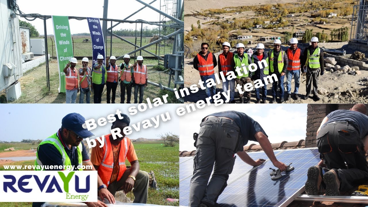 Solar installation process - YouTube