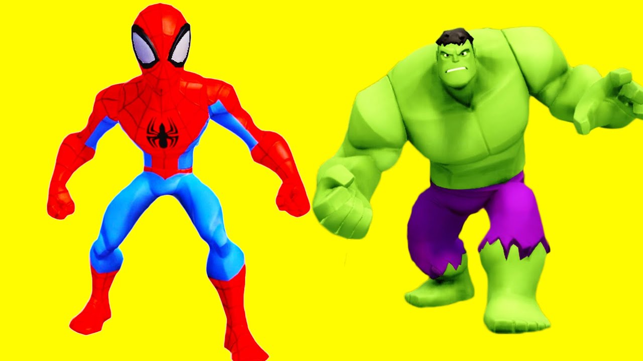 HULK FUN TIME w/ SPIDERMAN Nursery Rhymes Songs for Babies - YouTube