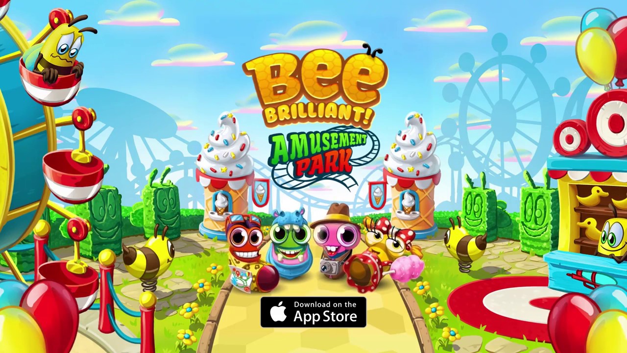 Bee Brilliant on the App Store: Amusement Park! - YouTube